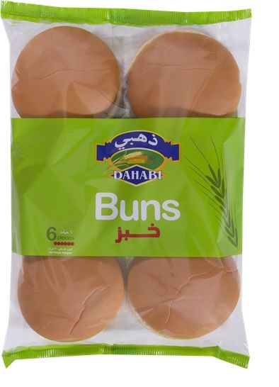 Buy Dahabi Unseeded Buns, 6 Pieces Online in Oman | Talabat Oman