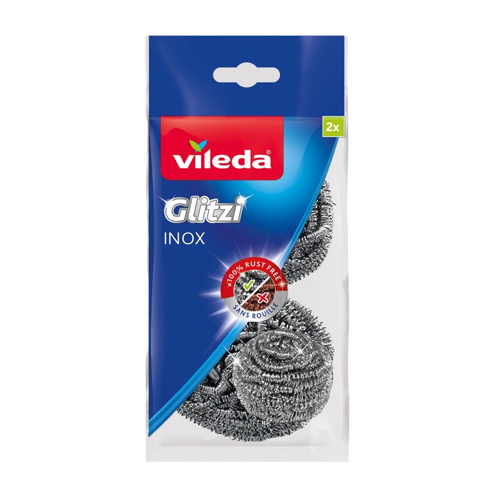 Buy Vileda Stainless spiral 2 Pcs Online in Bahrain | Talabat Bahrain