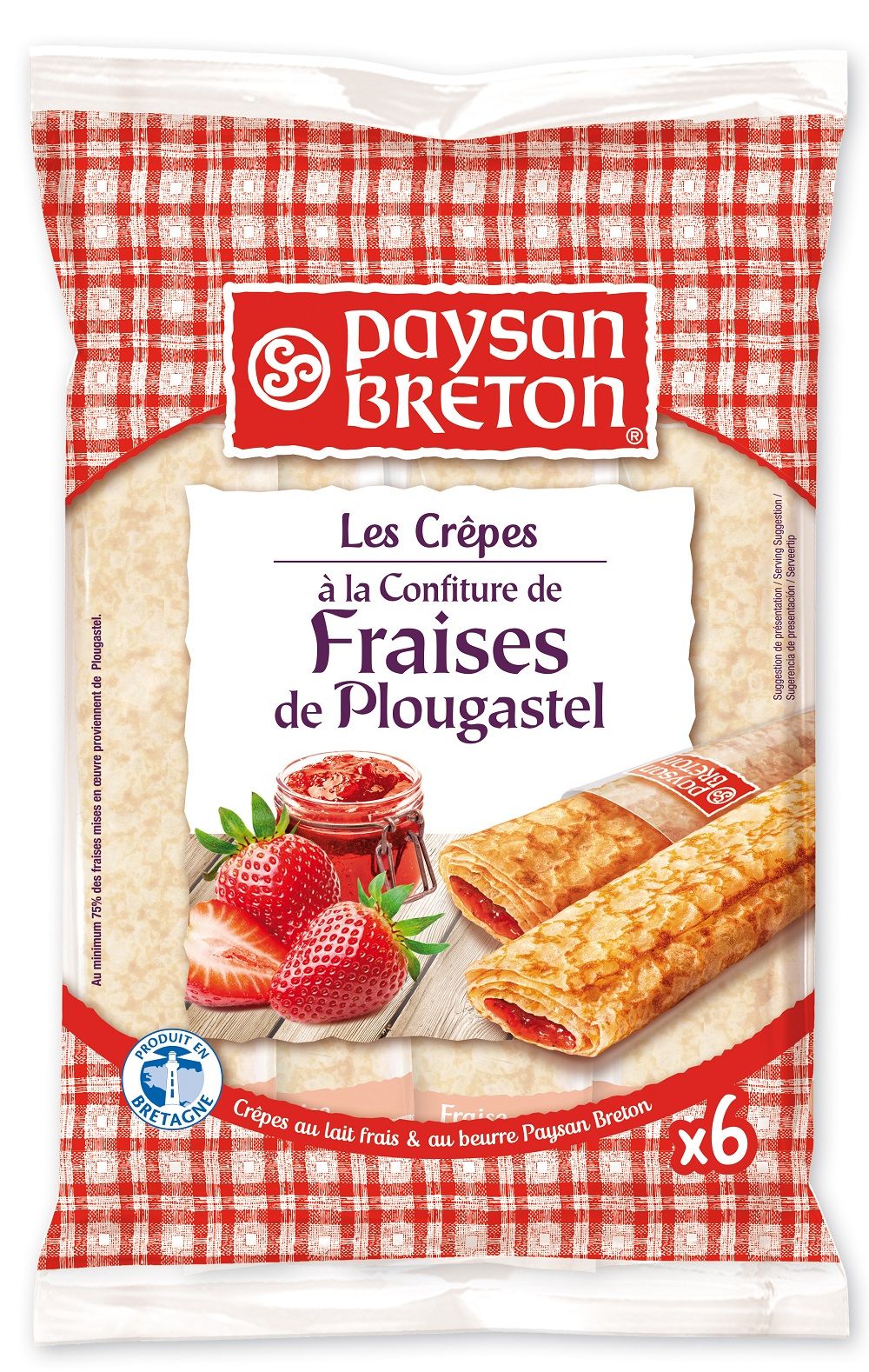 Buy Payson Breton Strawberry Rolled Creps, 180g Online in Kuwait ...