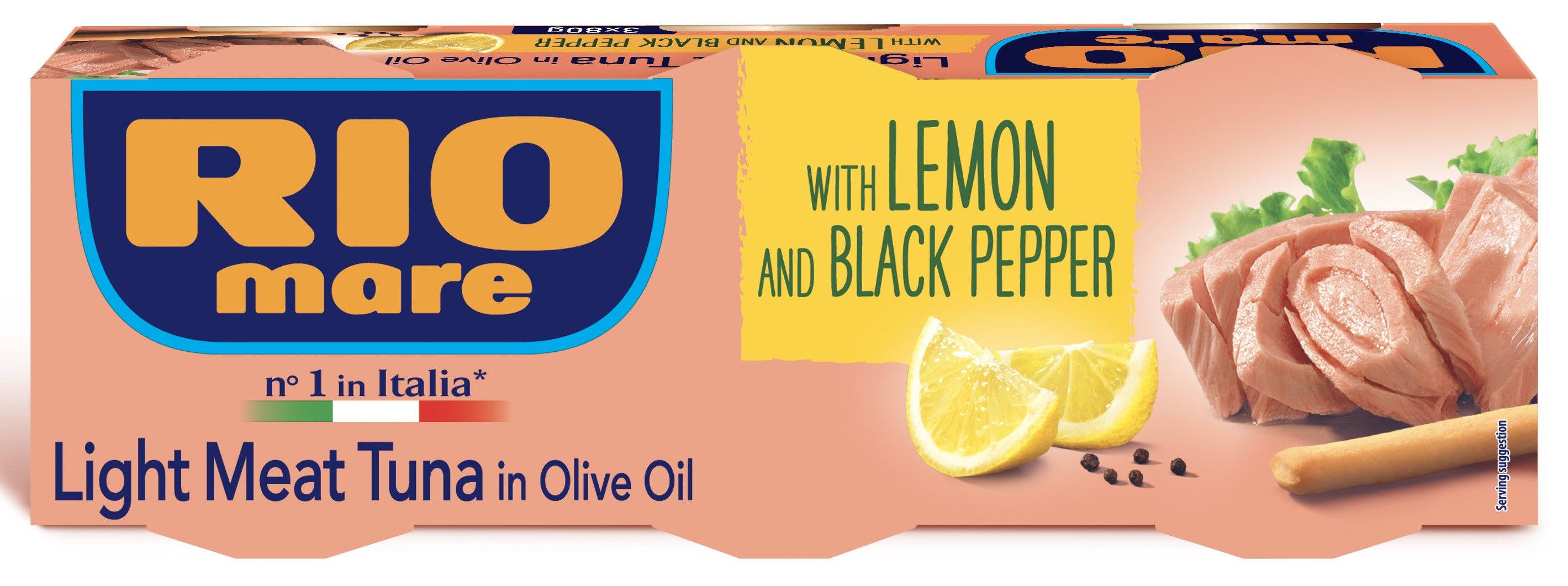 Buy Rio Mare Tuna Lemon & Black Pepper In Olive Oil, 3x65g Online in ...
