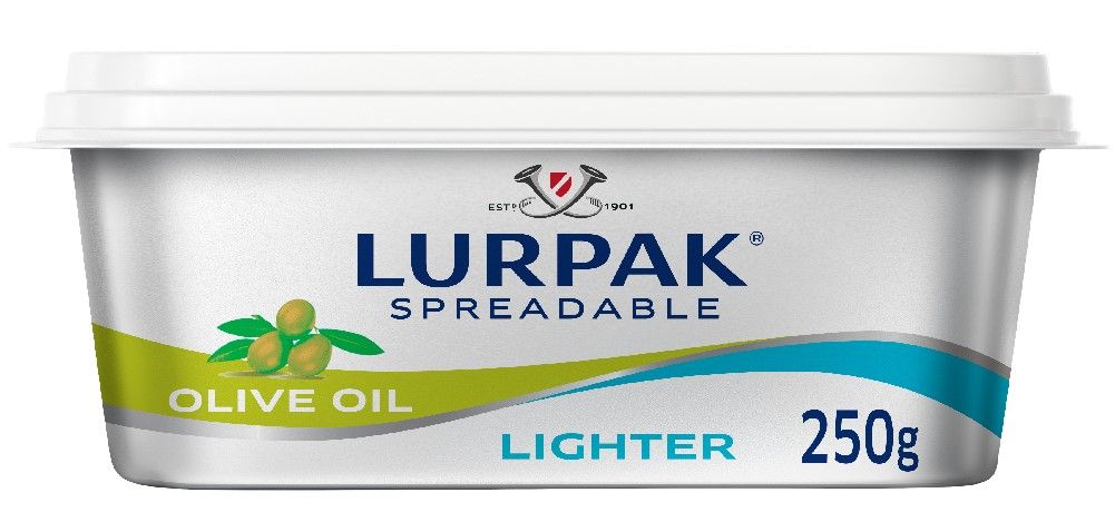 Buy Lurpak Olive Oil Spreadable Butter Light, 250g Online in Oman ...