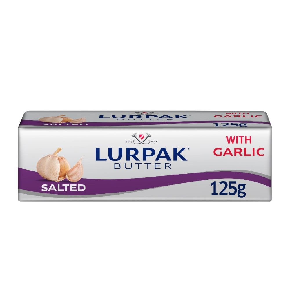 Buy Lurpak Salted Butter with Garlic, 125g Online in Oman | Talabat Oman