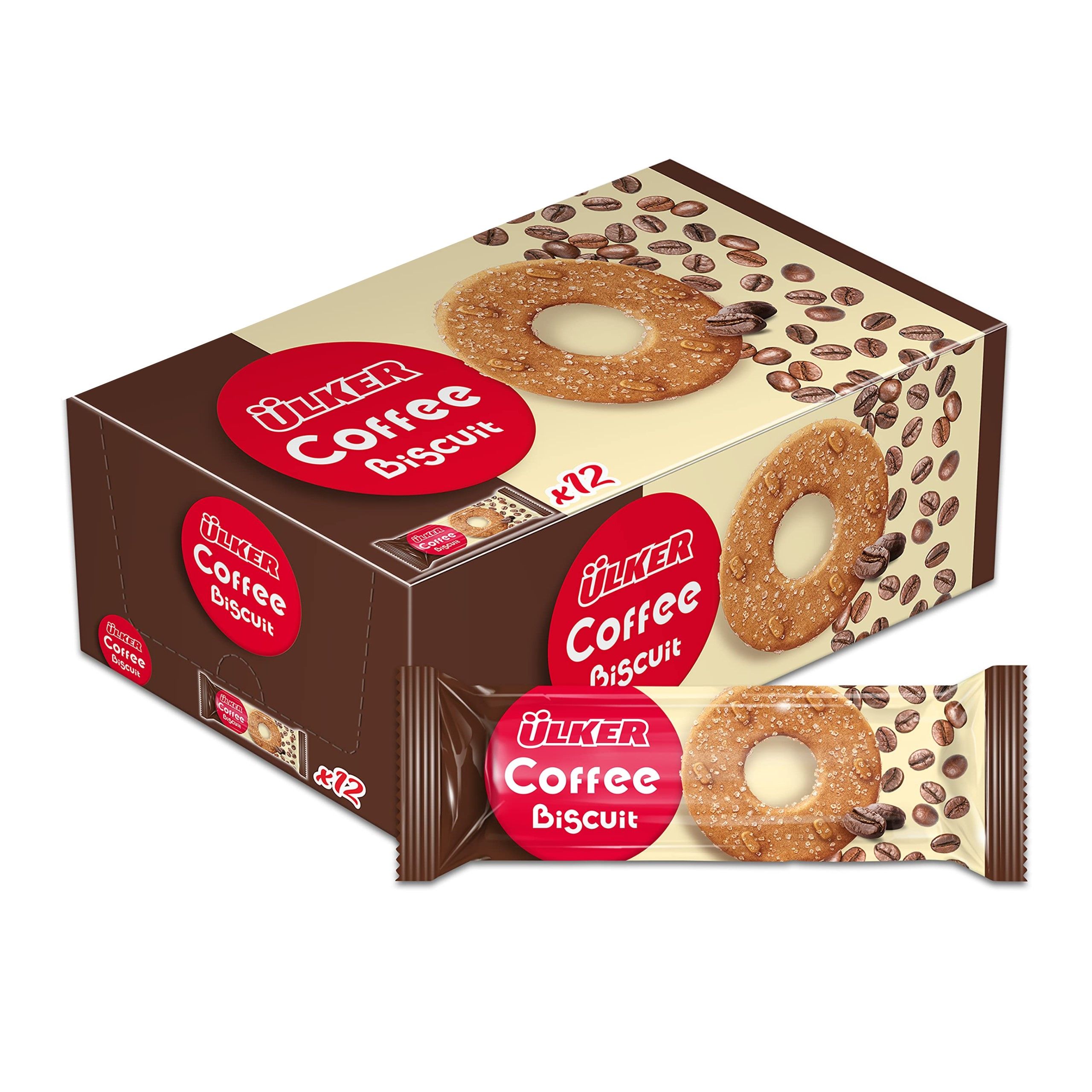 Buy Ulker Coffee Biscuits, 12x58g Online in Bahrain | Talabat Bahrain