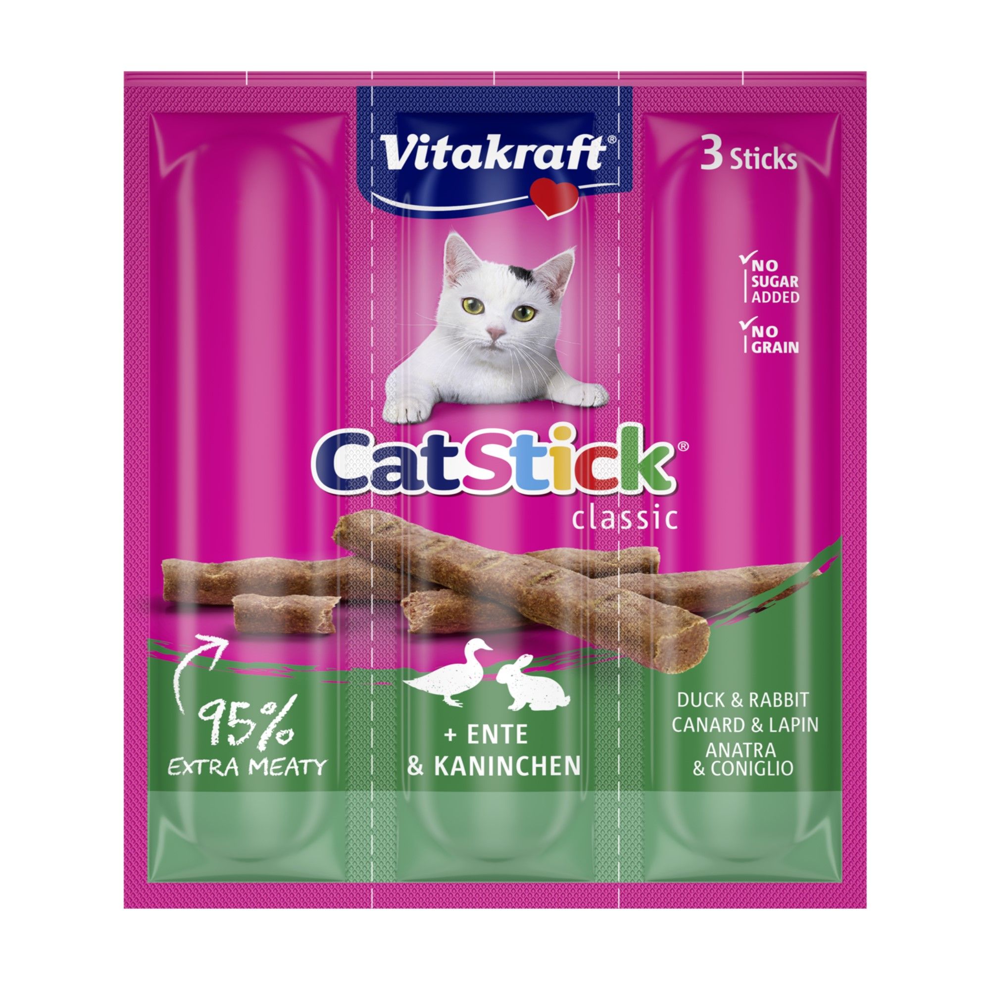 Buy Vitakraft Mini Rabbit & Duck Cat Sticks, 18g Online in Kuwait ...