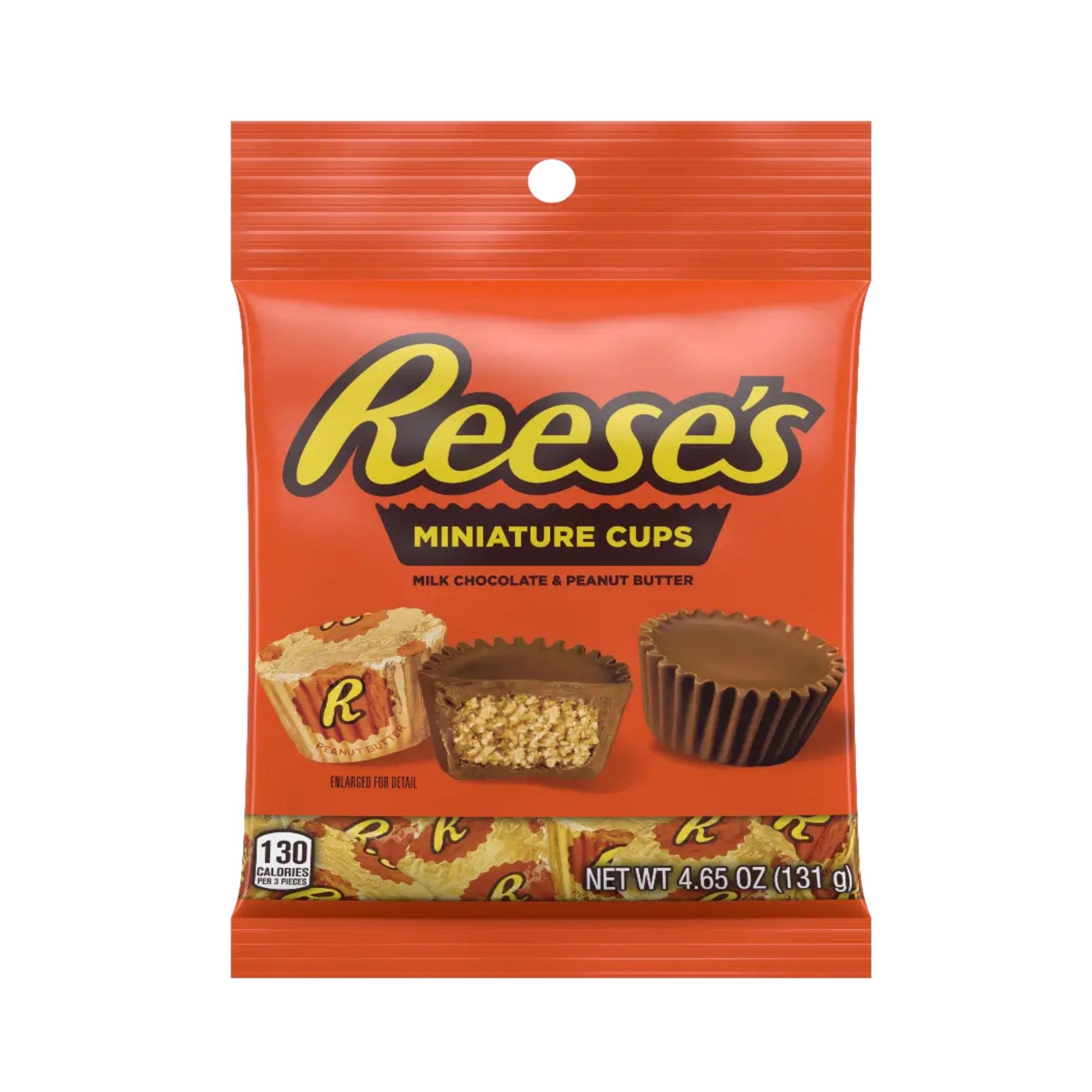 Buy Reese's Milk Chocolate & Peanut Butter Miniature Cups, 131g Online in Kuwait | Talabat Kuwait