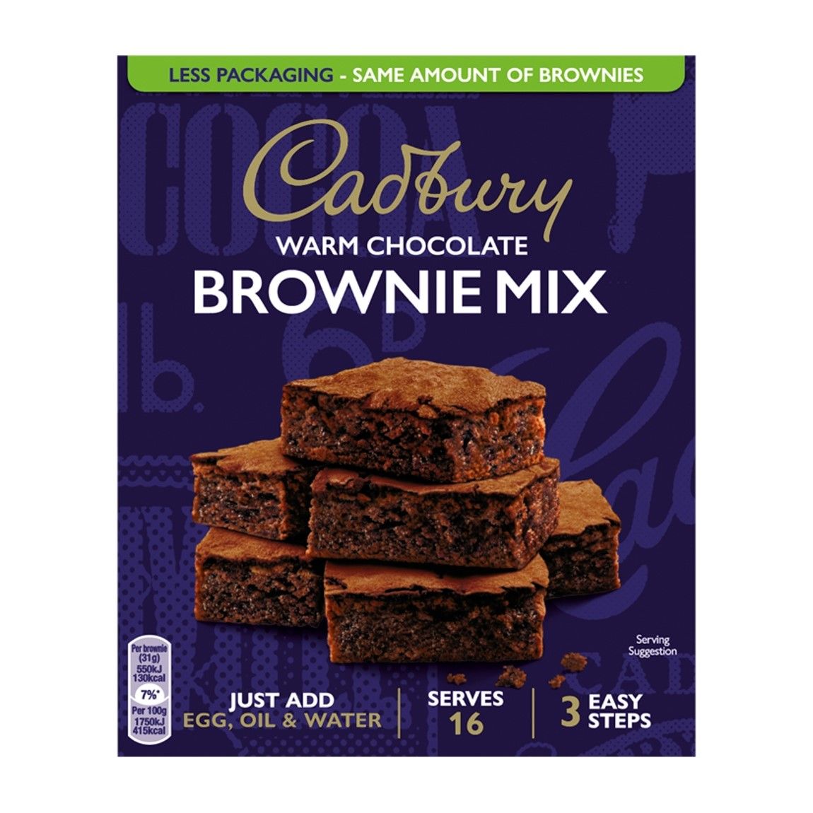 Buy Cadbury Chocolate Brownie Mix 350G Online in Kuwait | Talabat Kuwait