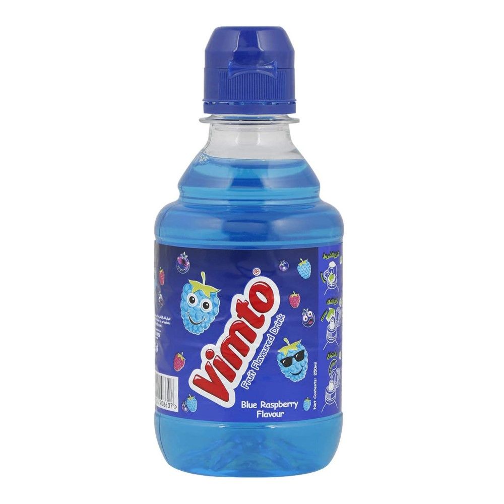 Buy Vimto Blue Raspberry Drink Sports Cap Bottle, 250ml Online in ...