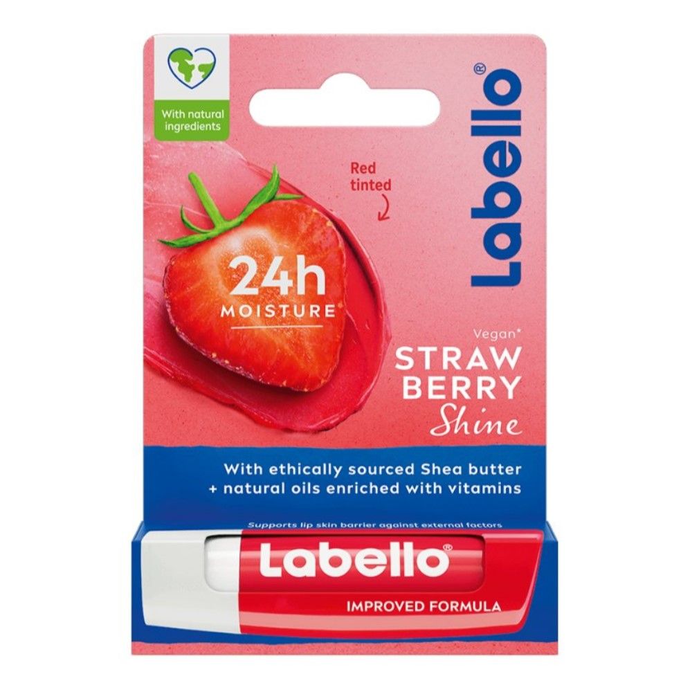 Buy Labello Strawberry Shine Lip Balm, 4.8 g Online in Jordan | Talabat ...