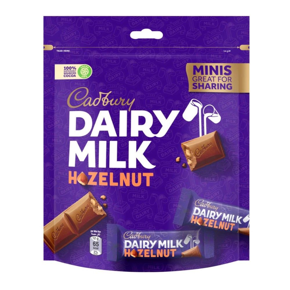 Buy Cadbury Dairy Milk Hazelnut Chocolate Minis Bag, 168g Online in ...