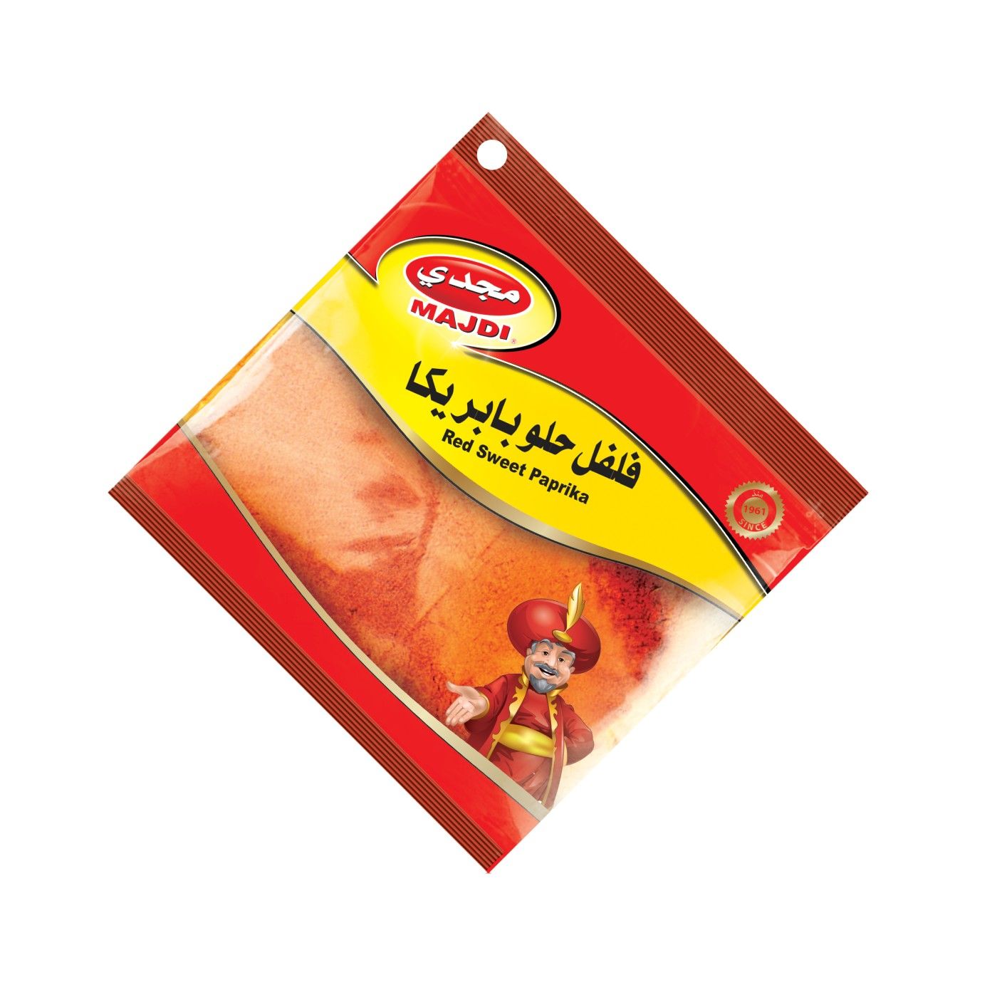 Buy Majdi Red Sweet Paprika Pack, 95g Online in Kuwait | Talabat Kuwait