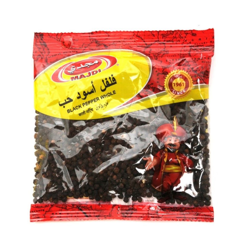 Buy Majdi Black Pepper Whole Pack, 80g Online in Kuwait | Talabat Kuwait