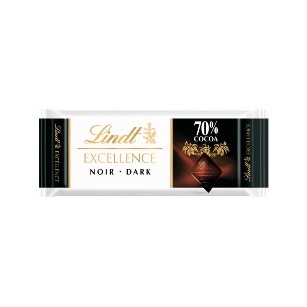 Buy Lindt Excellence Intense Dark 70% Cocoa 35g Online in UAE | Talabat UAE
