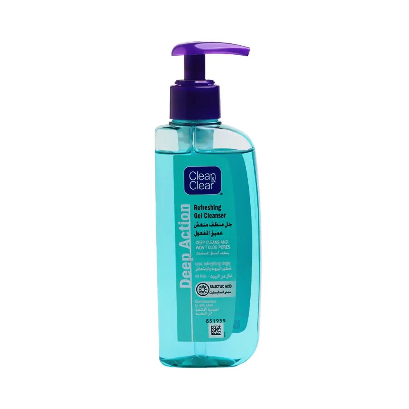 Buy Clean & Clear Deep Action Refreshing Gel Cleanser, 150ml Online in ...