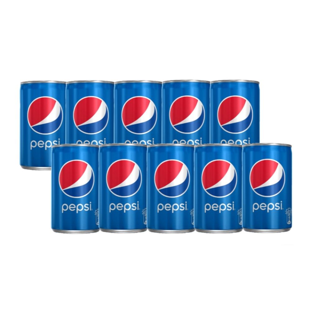 Buy Pepsi Soft Drink Can, 10x150ml Online in Oman | Talabat Oman