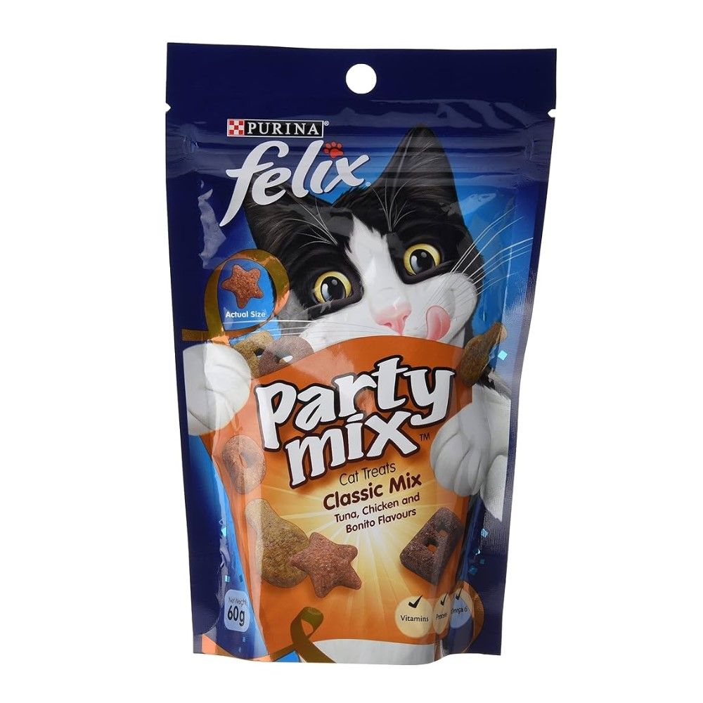 Buy Felix Party Mix Classic Mix Cat Treats, 60g Online in Kuwait ...