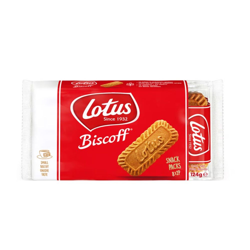 Buy Lotus Biscoff Biscuit Pack, 8 Pieces, 124g Online in Bahrain ...