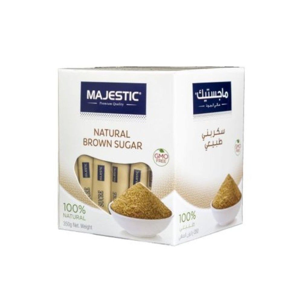 Buy Majestic Demerara Natural Brown Sugar Sticks, 350g Online in Kuwait ...