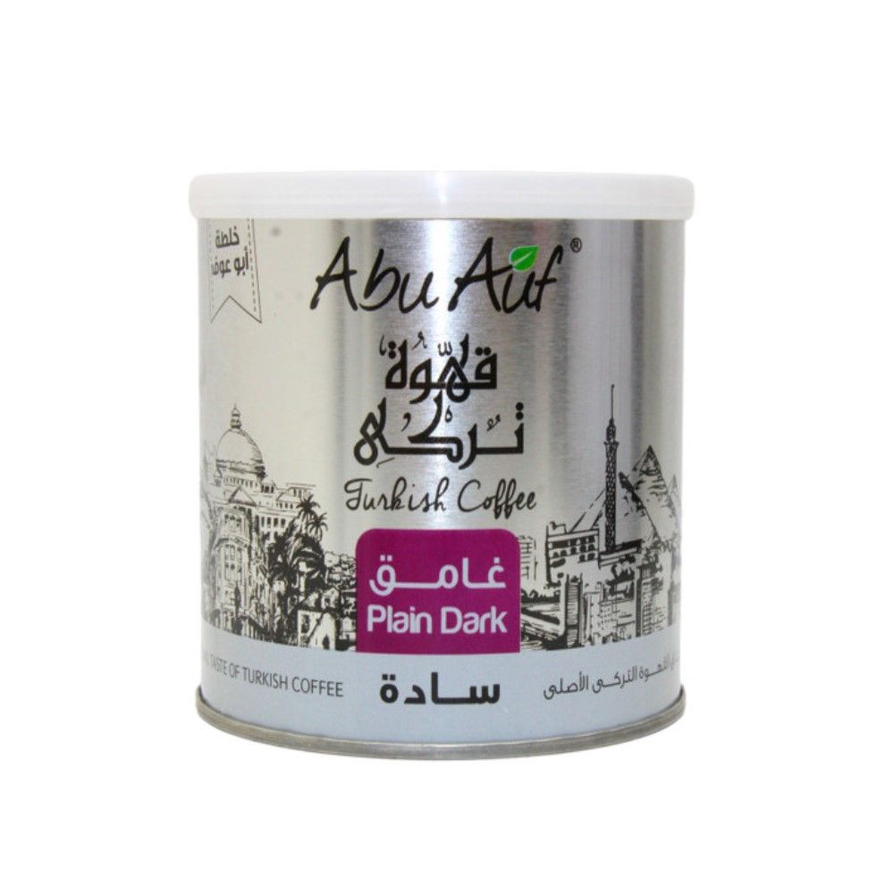 Buy Abu Auf Dark Roast Turkish Coffee Tin, 250g Online in Egypt ...