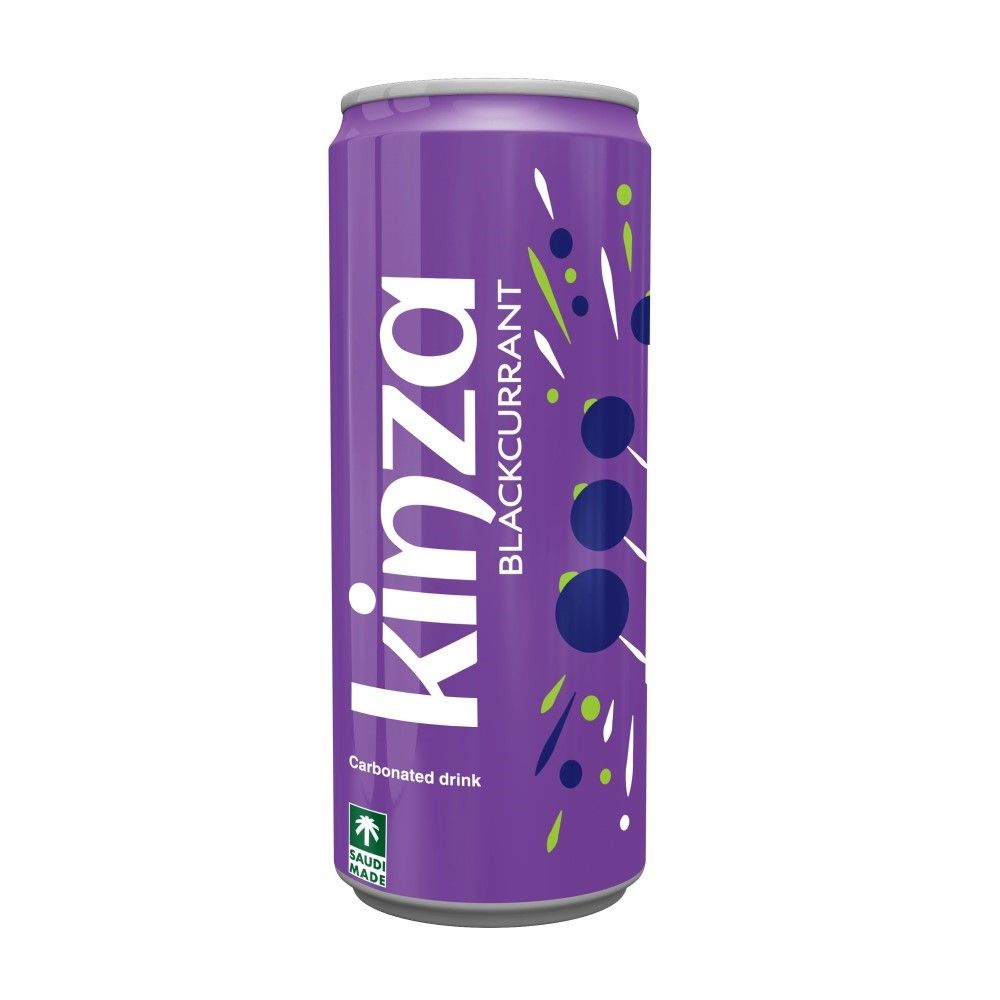 Buy Kinza Blackcurrant Carbonated Drink Can 250ml Online In Kuwait Talabat Kuwait