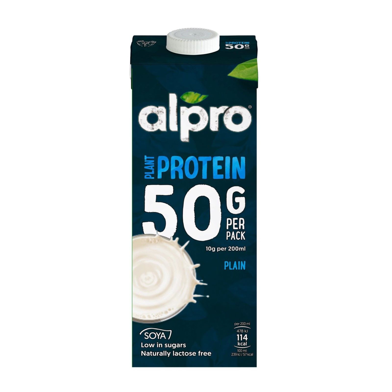 Buy Alpro Plant Protein Plain Soya Drink, 1L Online in Kuwait | Talabat ...