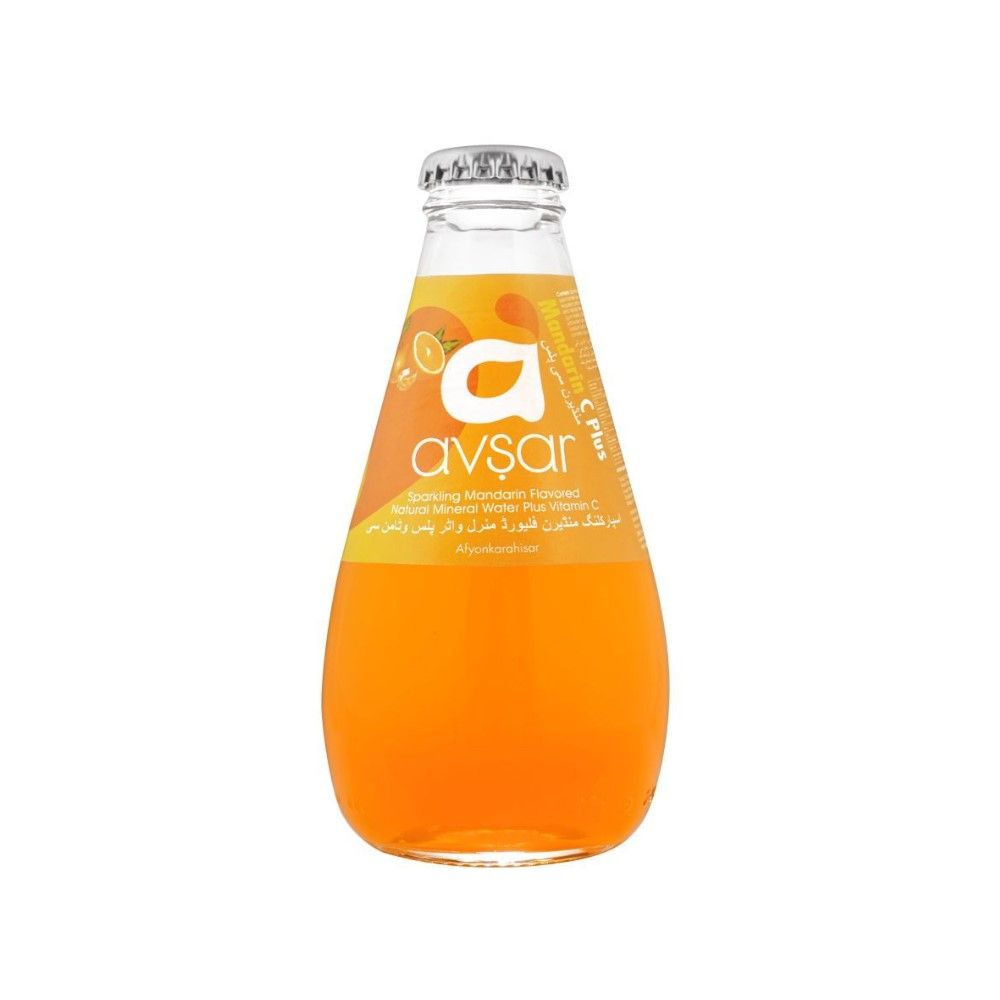 Buy Avsar Sparkling Mandarin Flavored Mineral Water +Vitamin C, 200ml ...