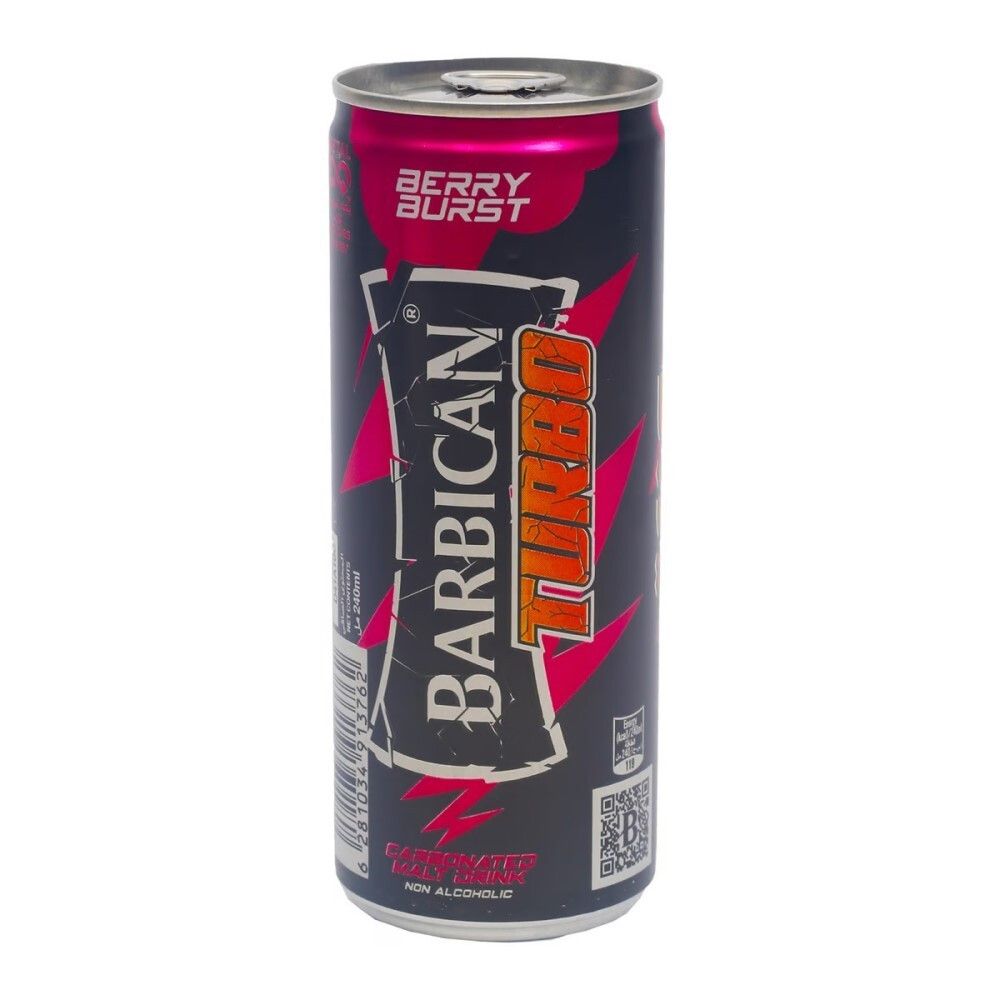 Buy Barbican Turbo Berry Burst Non-Alcoholic Malt Drink Can, 240ml ...