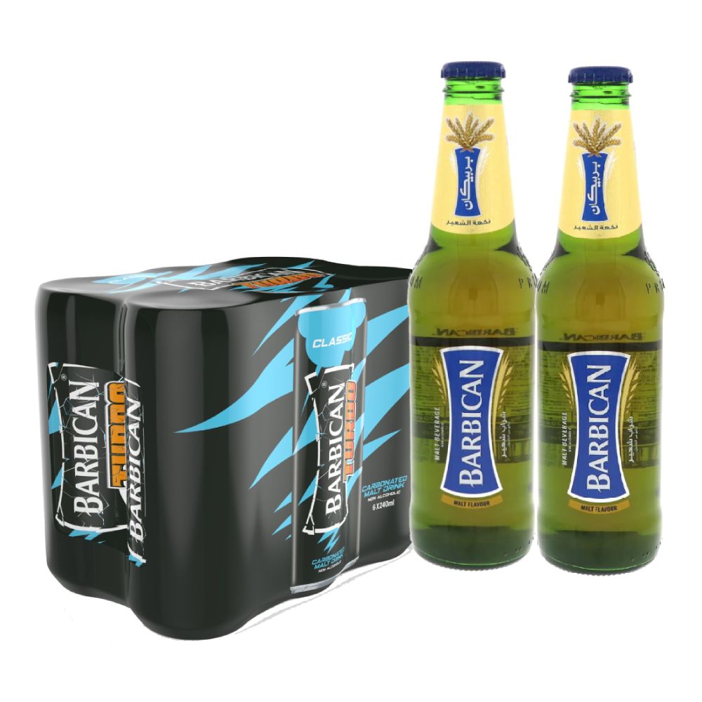 اشترِ Barbican Turbo Drink Classic 240ml x 6 + Barbican Regular Non ...