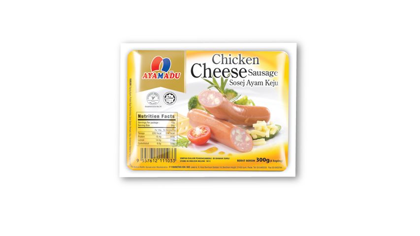 Ayamadu Chicken Cheese Sausage 300g delivery near you | foodpanda Malaysia