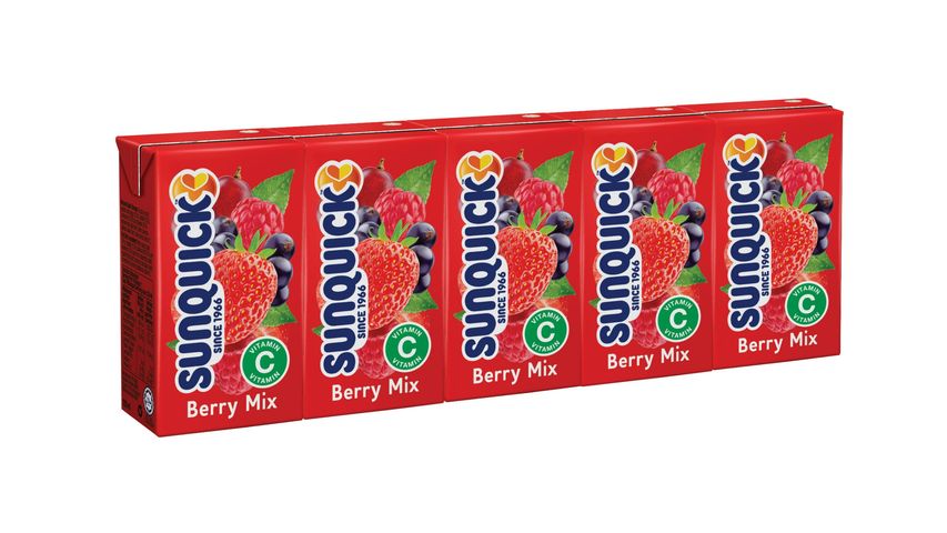 Sunquick Fruit Drink Mixed Berries 5 x 125ml delivery near you ...