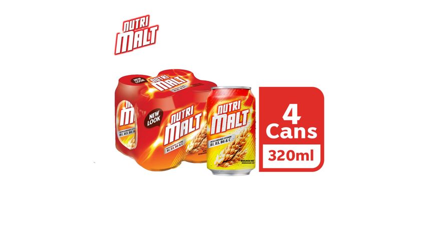 Nutrimalt Non-alcoholic Malt Beverage Can 4s x 320ml delivery near you ...