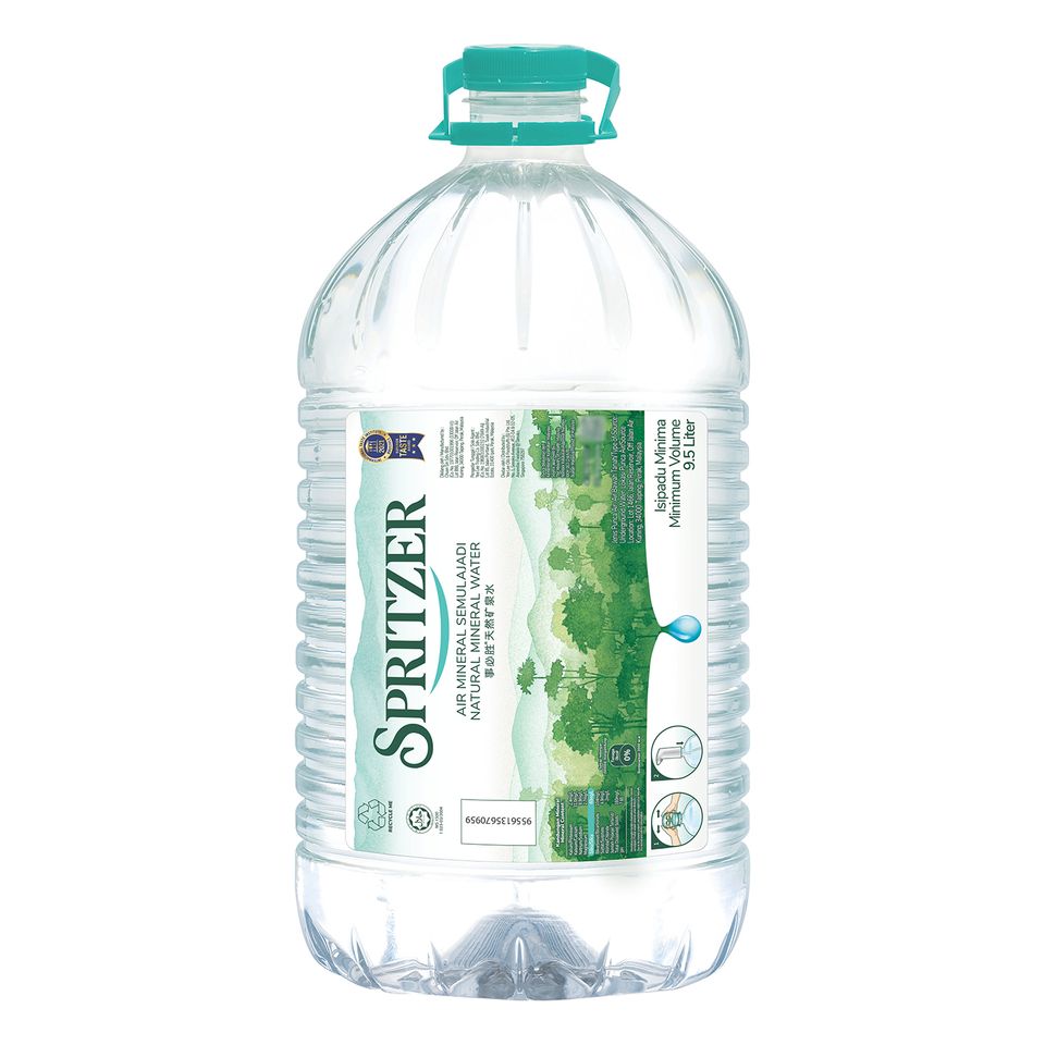 Spritzer Natural Mineral Water 9.5L delivery near you | foodpanda Malaysia