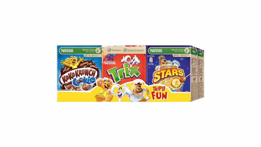 Nestle Triple Fun Pack Cereal 120g delivery near you | foodpanda Malaysia