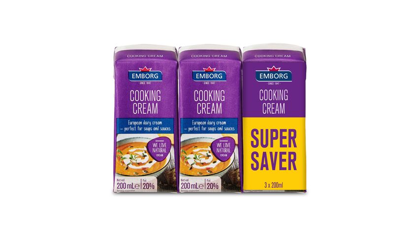 Emborg Cooking Cream Value Pack 3pcs x 200ml delivery near you ...