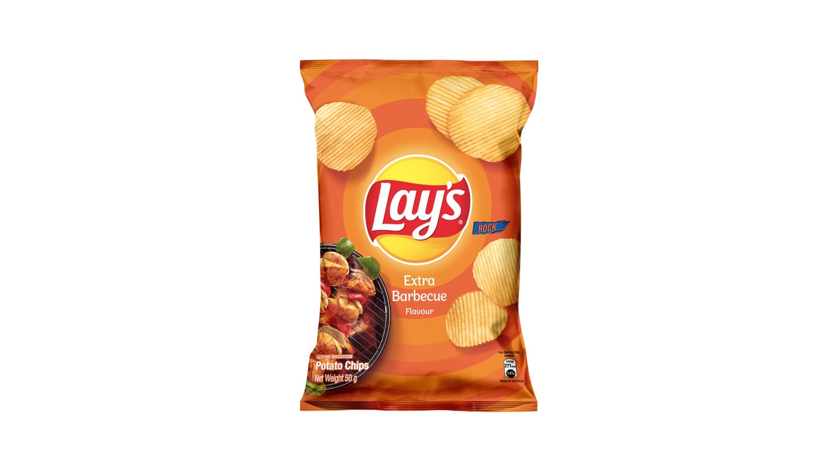 Buy Lay's Rock Extra Barbecue 50g from Pandamart(Cheras) online in Cheras