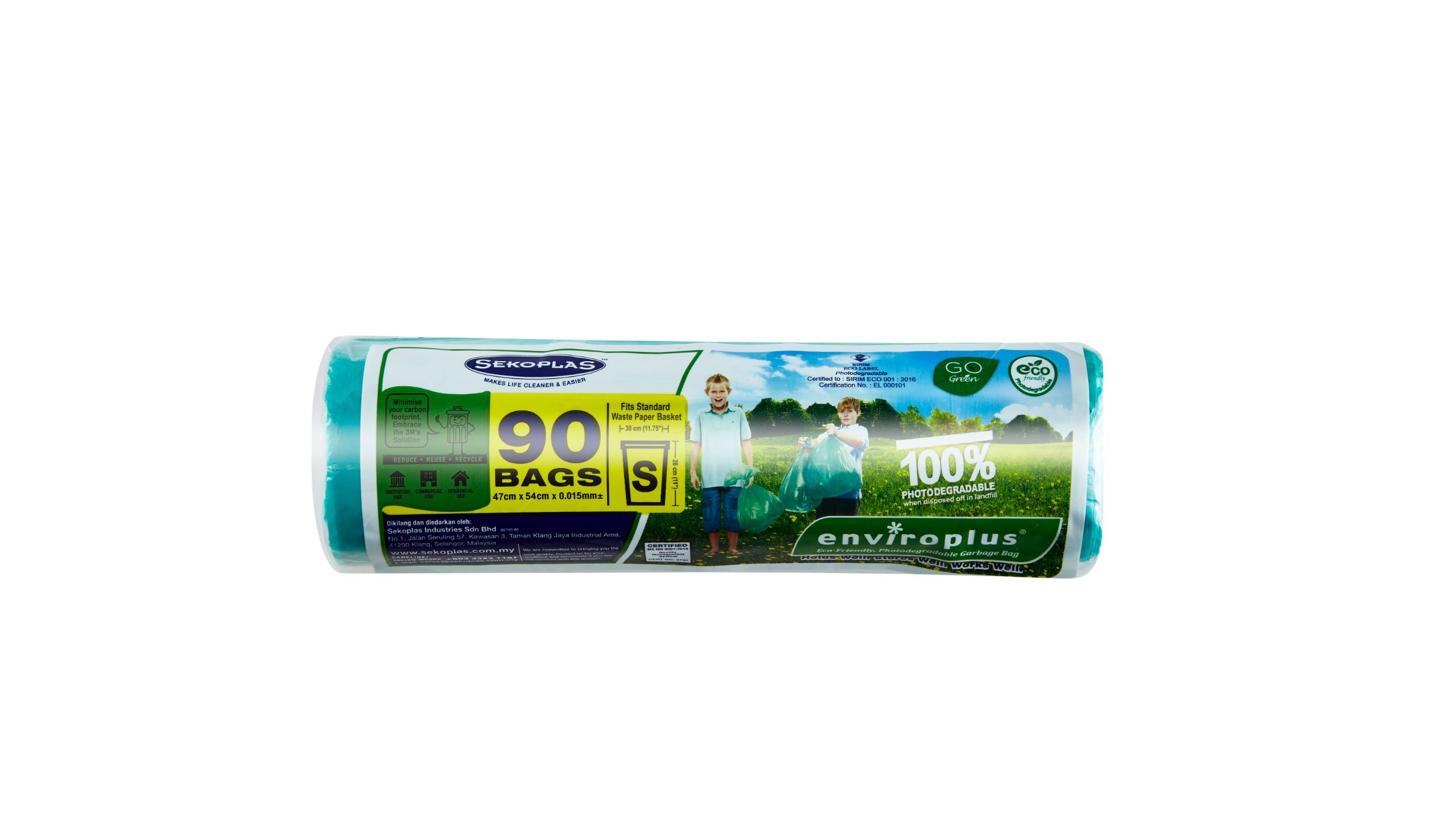 Sekoplas Enviroplus Garbage Bag Roll (S) 90 Pieces delivery near you ...