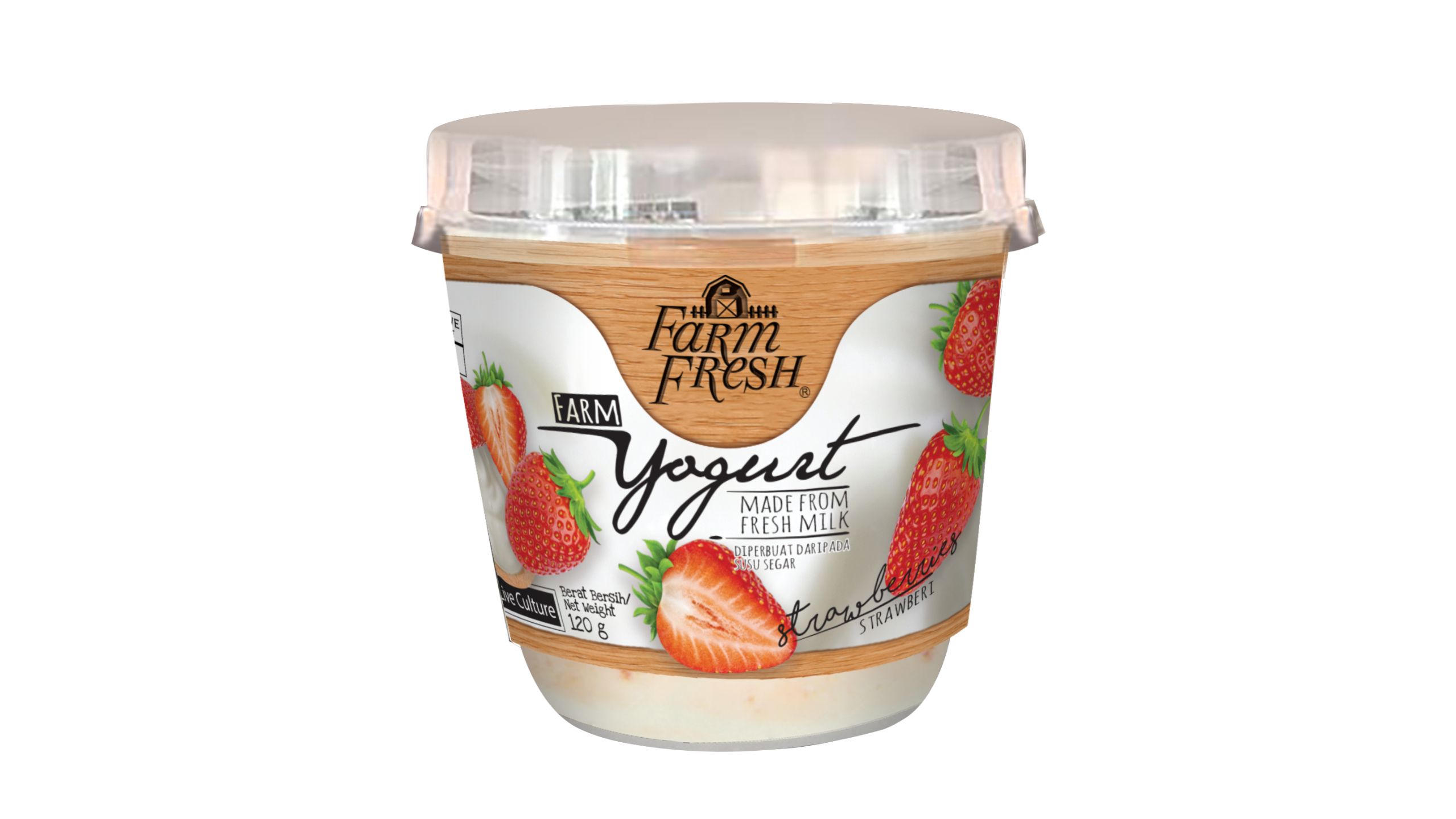 Farm Fresh Yogurt Strawberry 120g delivery near you | foodpanda Malaysia