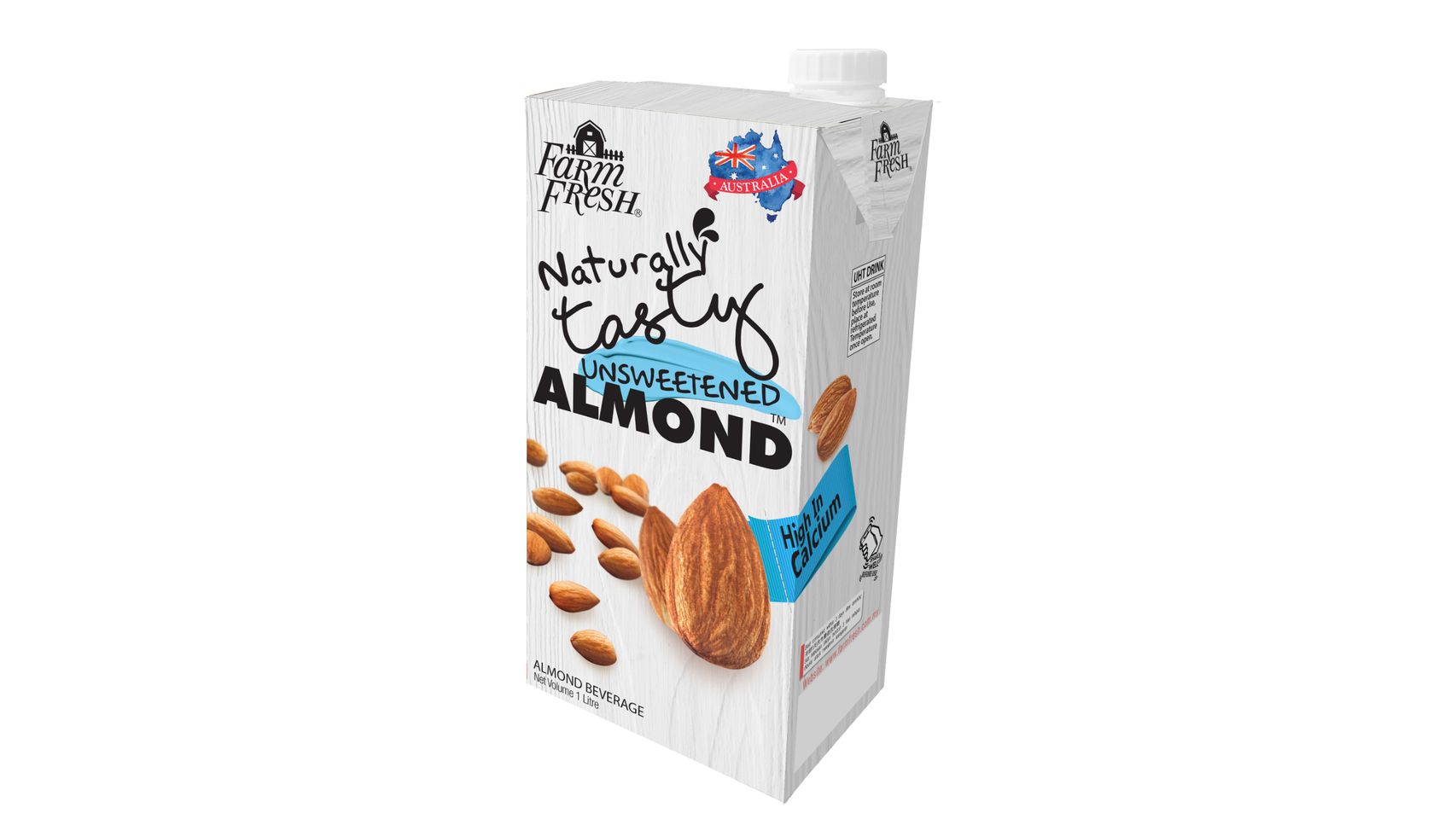 Farm Fresh UHT Unsweetened Almond Milk 1L delivery near you | foodpanda ...