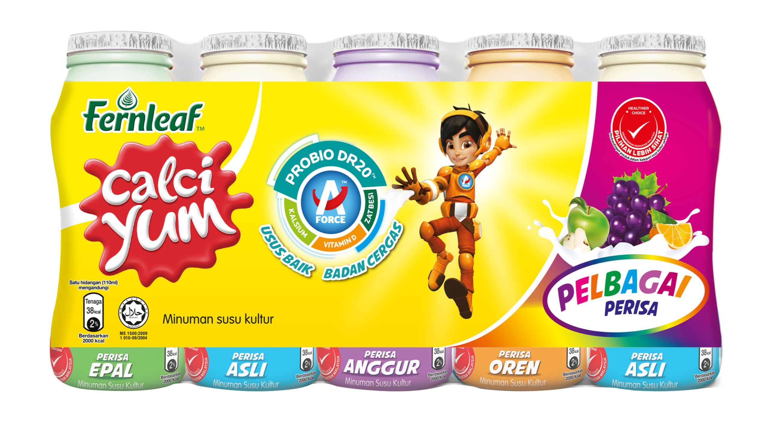 Fernleaf Calci Yum Assorted Flavor Drink 5 x 110ml delivery near you ...