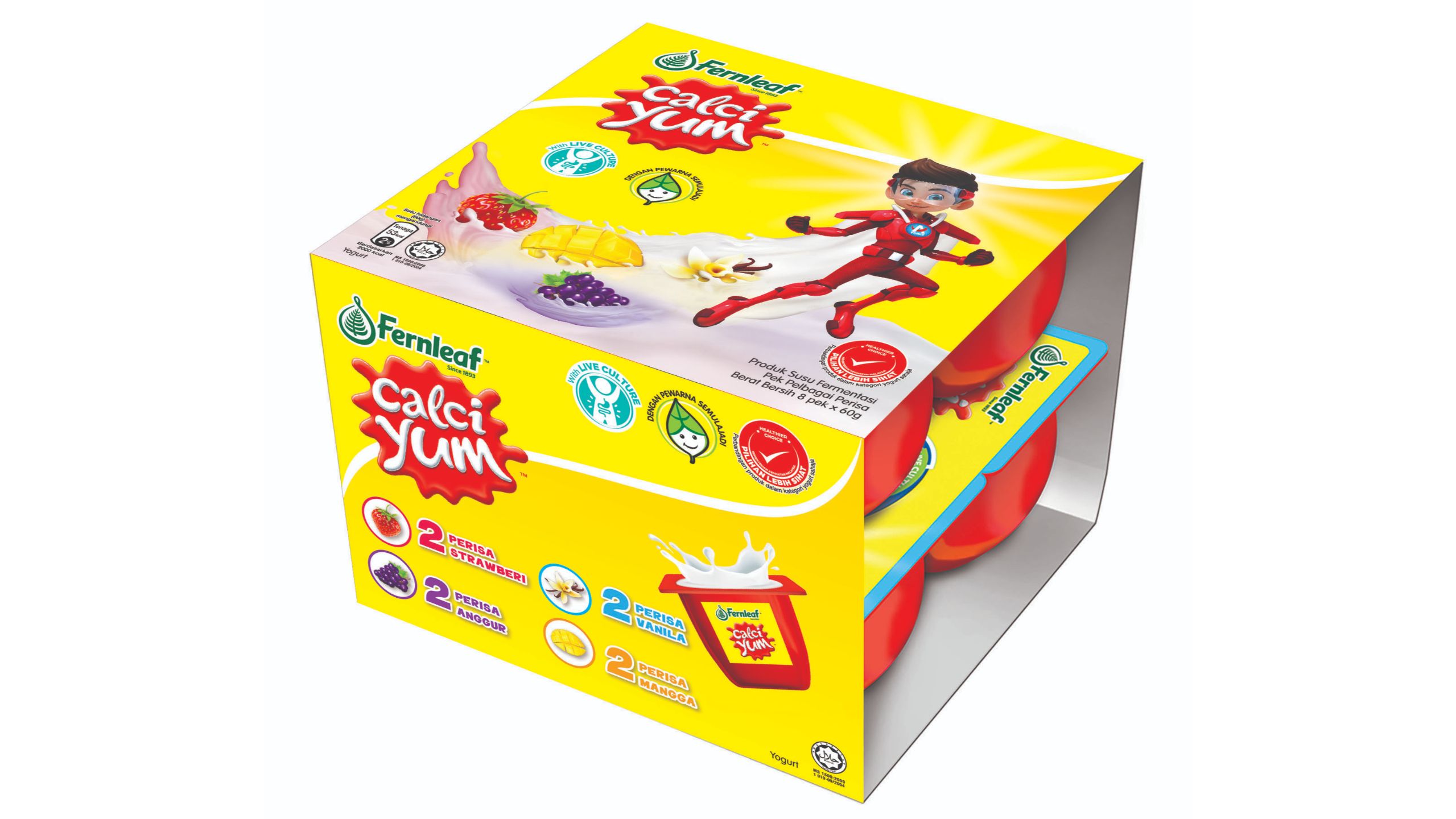 Fernleaf Calci Yum Yogurt MultiPackets 8 Pieces x 60ml delivery near ...