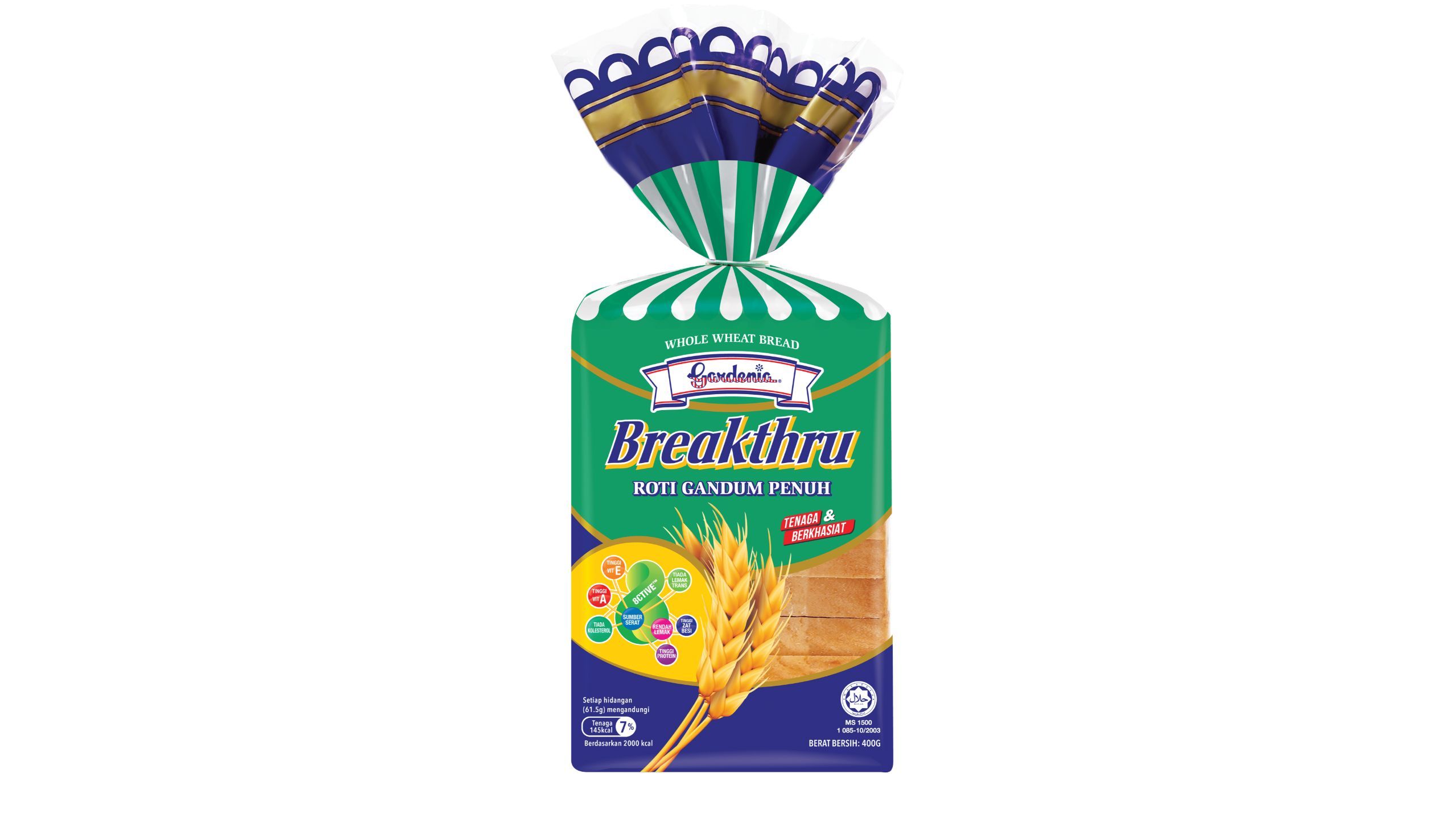 Gardenia Wholemeal Bread 400g Delivery Near You Foodpanda Malaysia