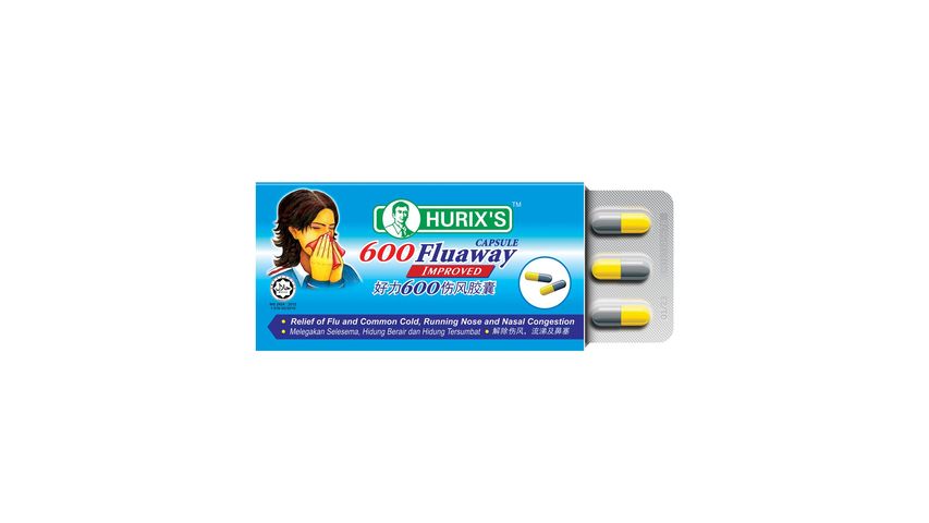 Hurix's 600 Fluaway Improved Capsule 9 Pieces delivery near you ...