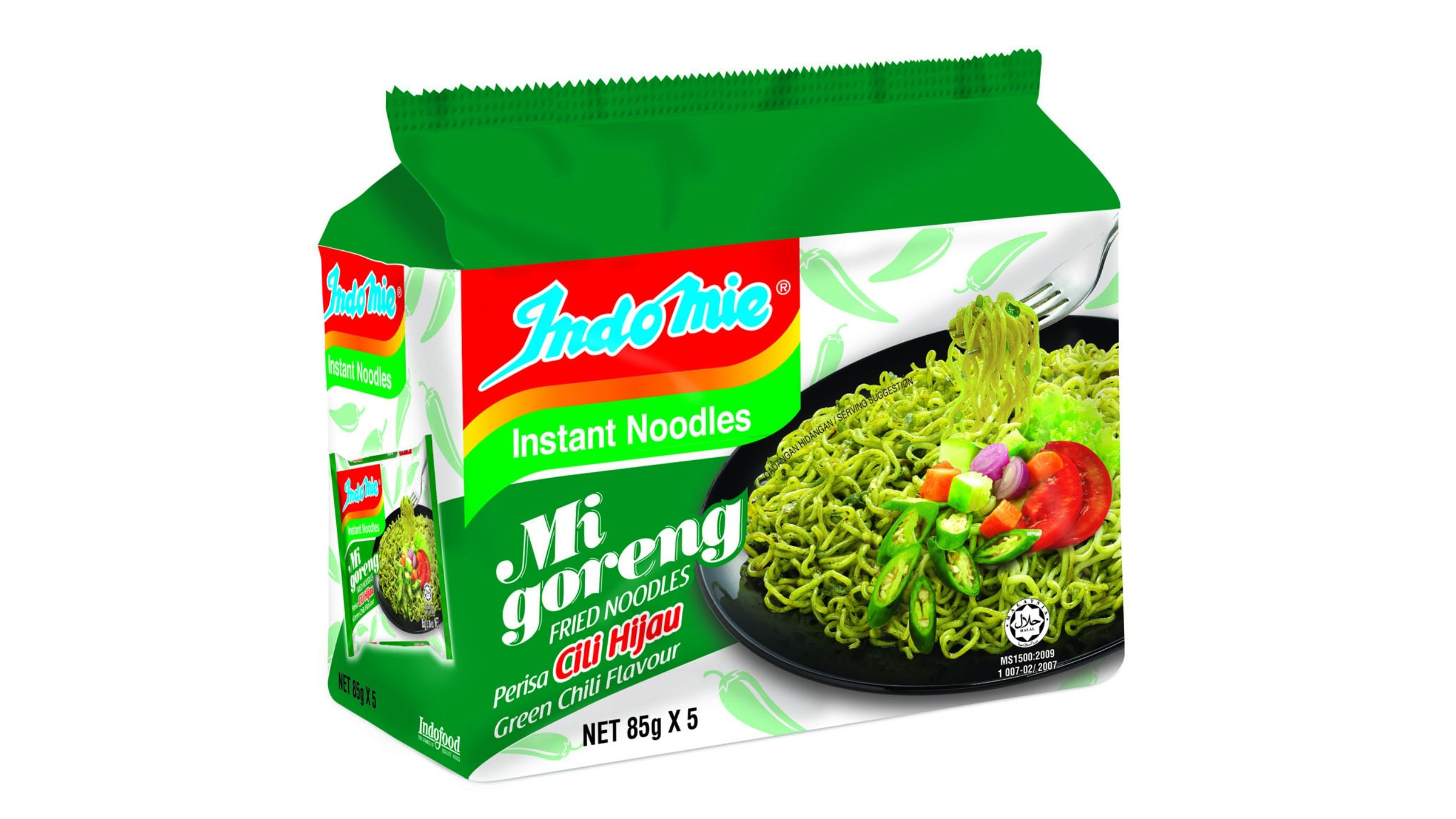 Indomie Goreng Cili Hijau 5 x 85g delivery near you | foodpanda Malaysia