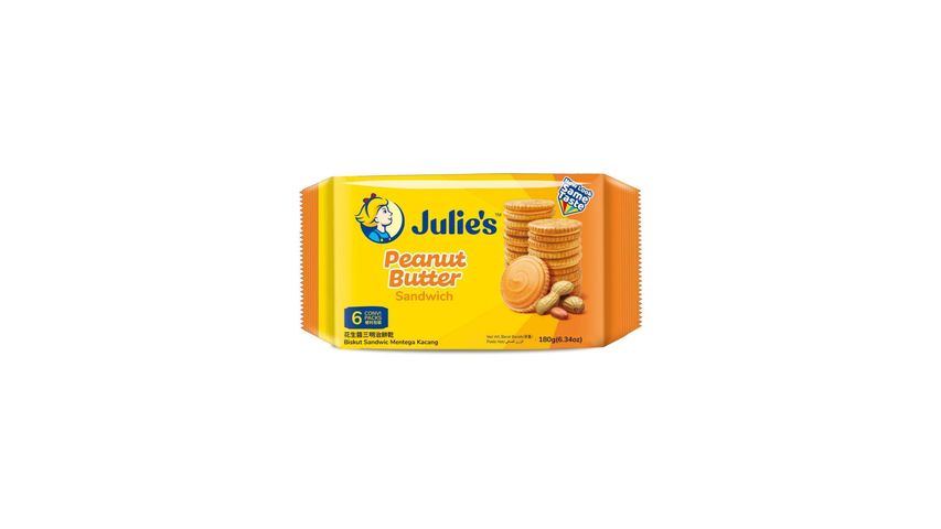 Julie's Peanut Butter Sandwich 180g delivery near you | foodpanda Malaysia