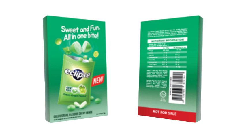 Eclipse Chewy Mints Green Grape Sample Pack 15g delivery near you ...