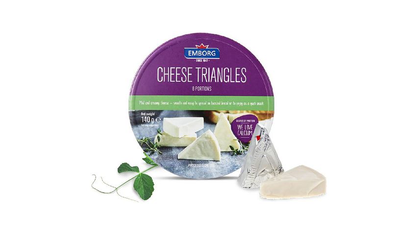 Emborg Processed Cheese Triangles 140g delivery near you | foodpanda ...
