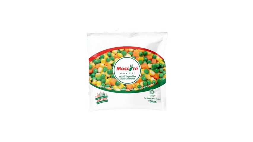 Mascorn Mixed Vegetables 250g delivery near you | foodpanda Malaysia