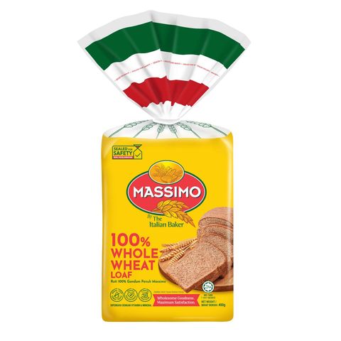 Massimo Whole Wheat Loaf Bread 420g delivery near you | foodpanda Malaysia