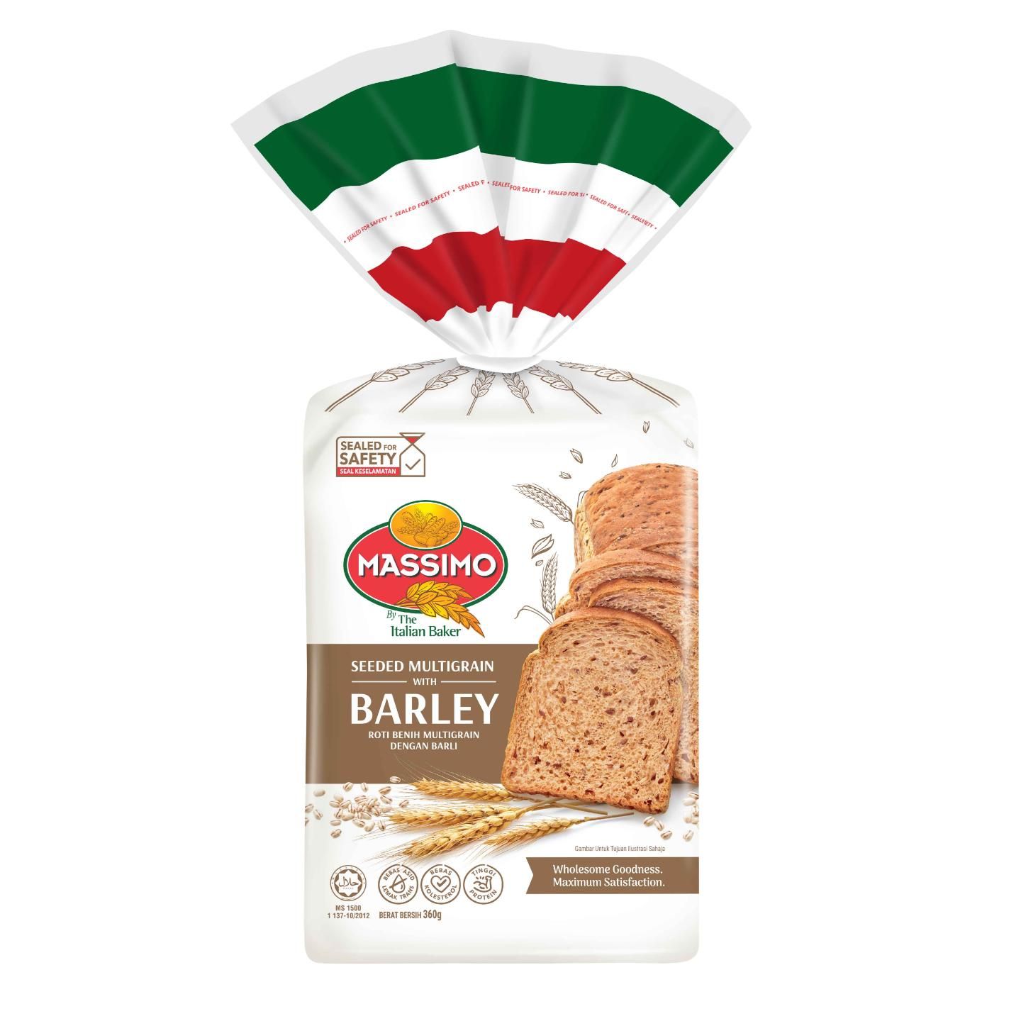 Massimo Seeded Multigrain with Barley 360g delivery near you ...
