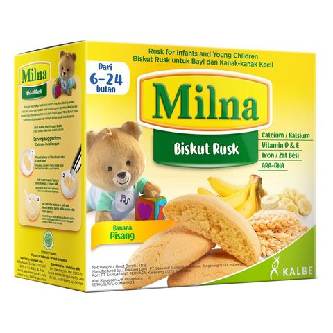 Milna Baby Biscuit Banana 130g delivery near you | foodpanda Malaysia