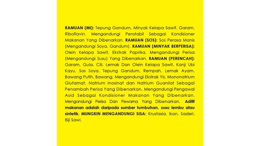 Maggi Hot Heads (Pedas Giler) Packet Noodles - Roast Chicken 5pcs x 76g ...